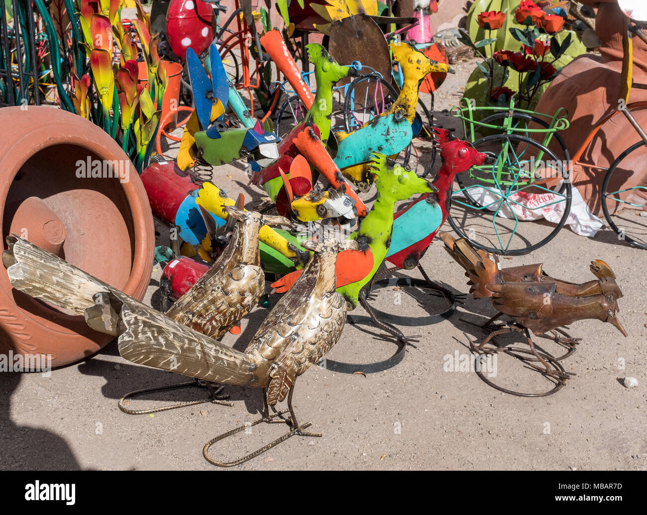 decorative outdoor metal art Stock Photo - Alamy