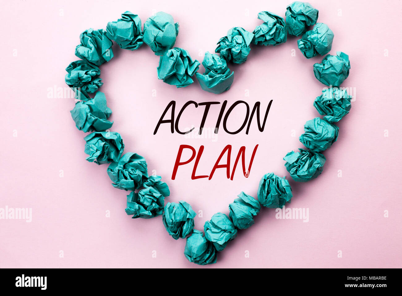 Conceptual hand writing showing Action Plan. Business photo text ...