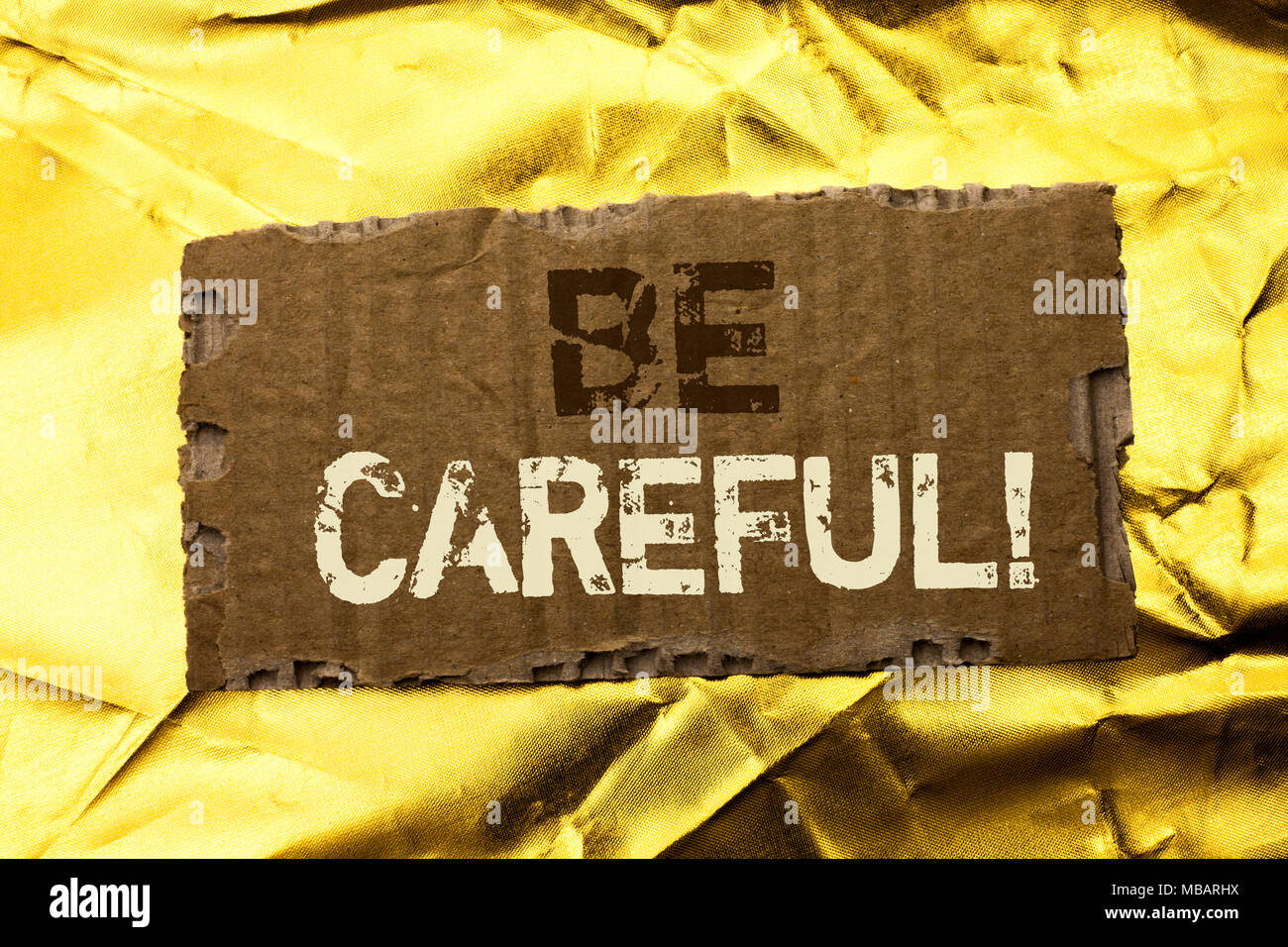 Word writing text Be Careful. Business concept for Caution Warning ...