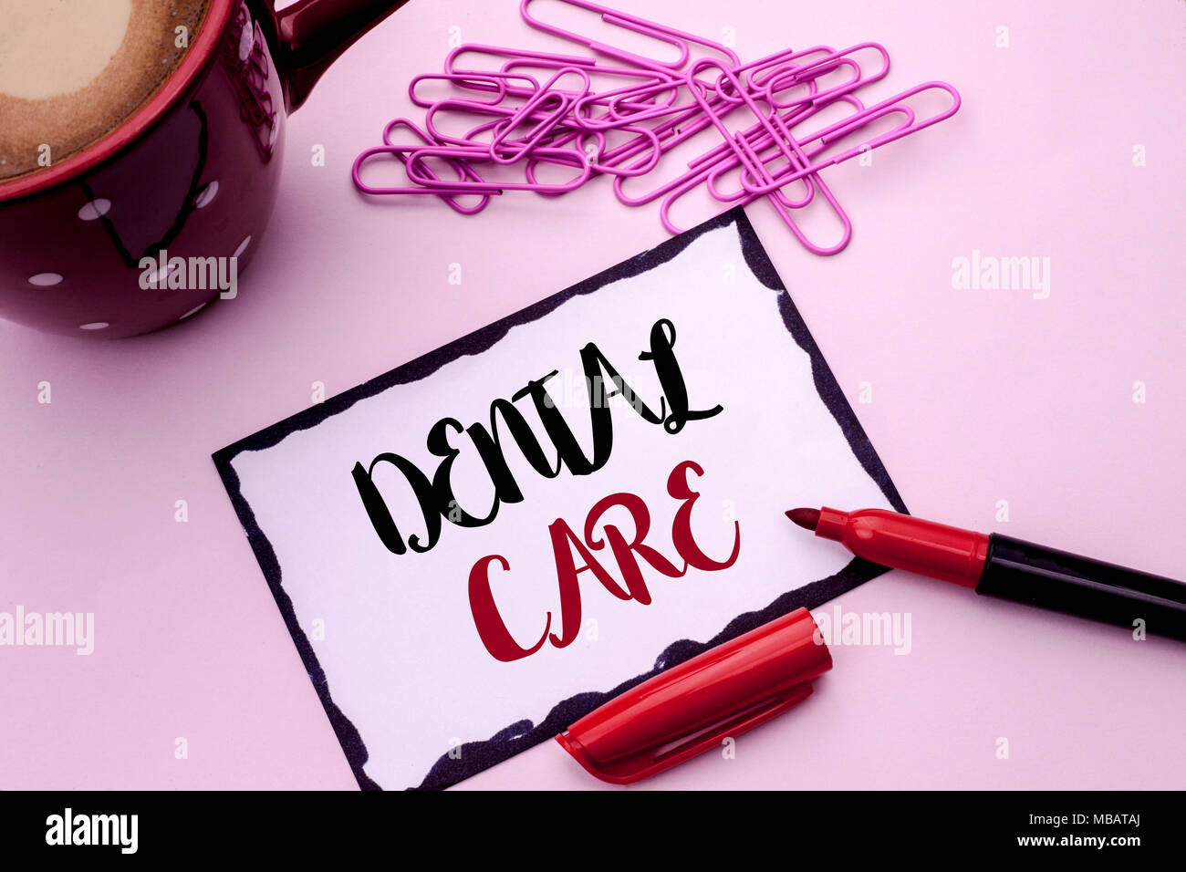 Text sign showing Dental Care. Conceptual photo Oral Tooth Mouth Caring ...