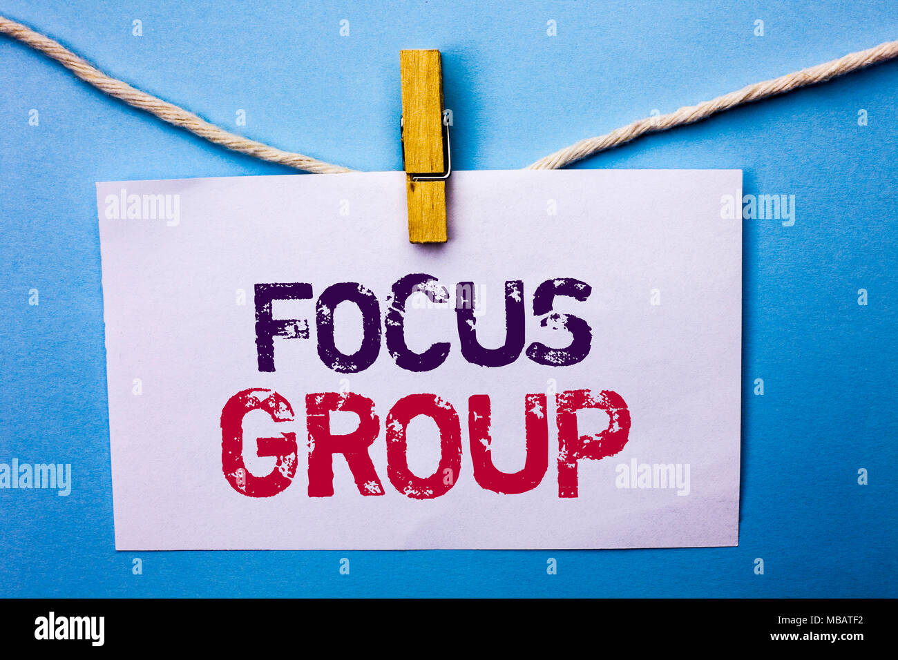Text sign showing Focus Group. Conceptual photo Interactive ...