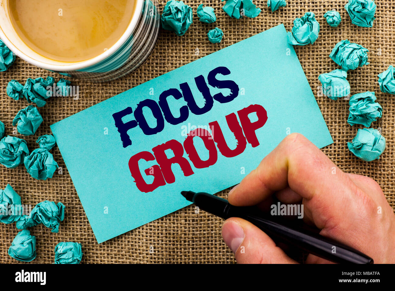 Writing Note Showing Focus Group Business Photo Showcasing Interactive