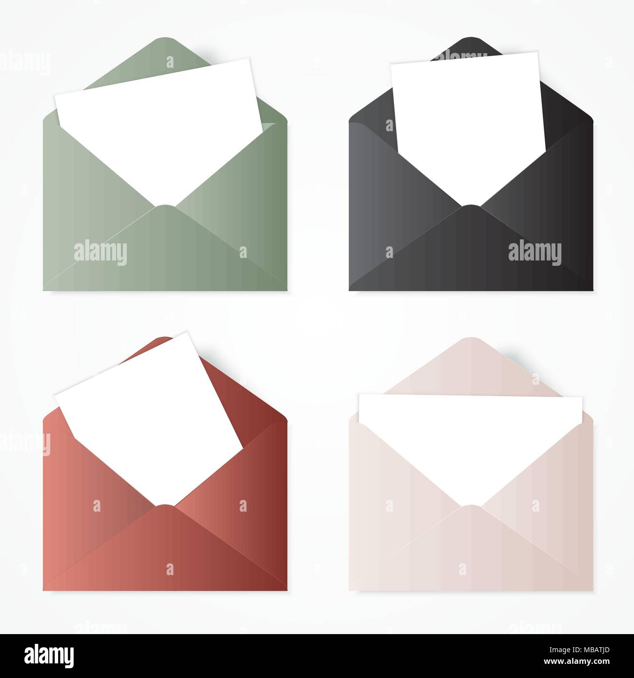 Postal envelope vector vectors hi-res stock photography and images - Alamy