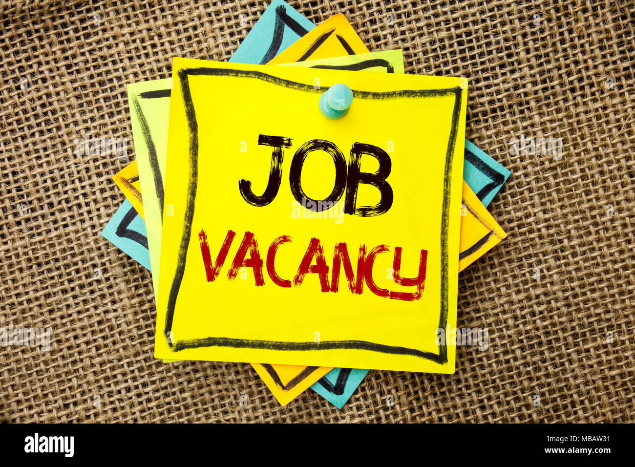 Text sign showing Job Vacancy. Conceptual photo Work Career Vacant ...