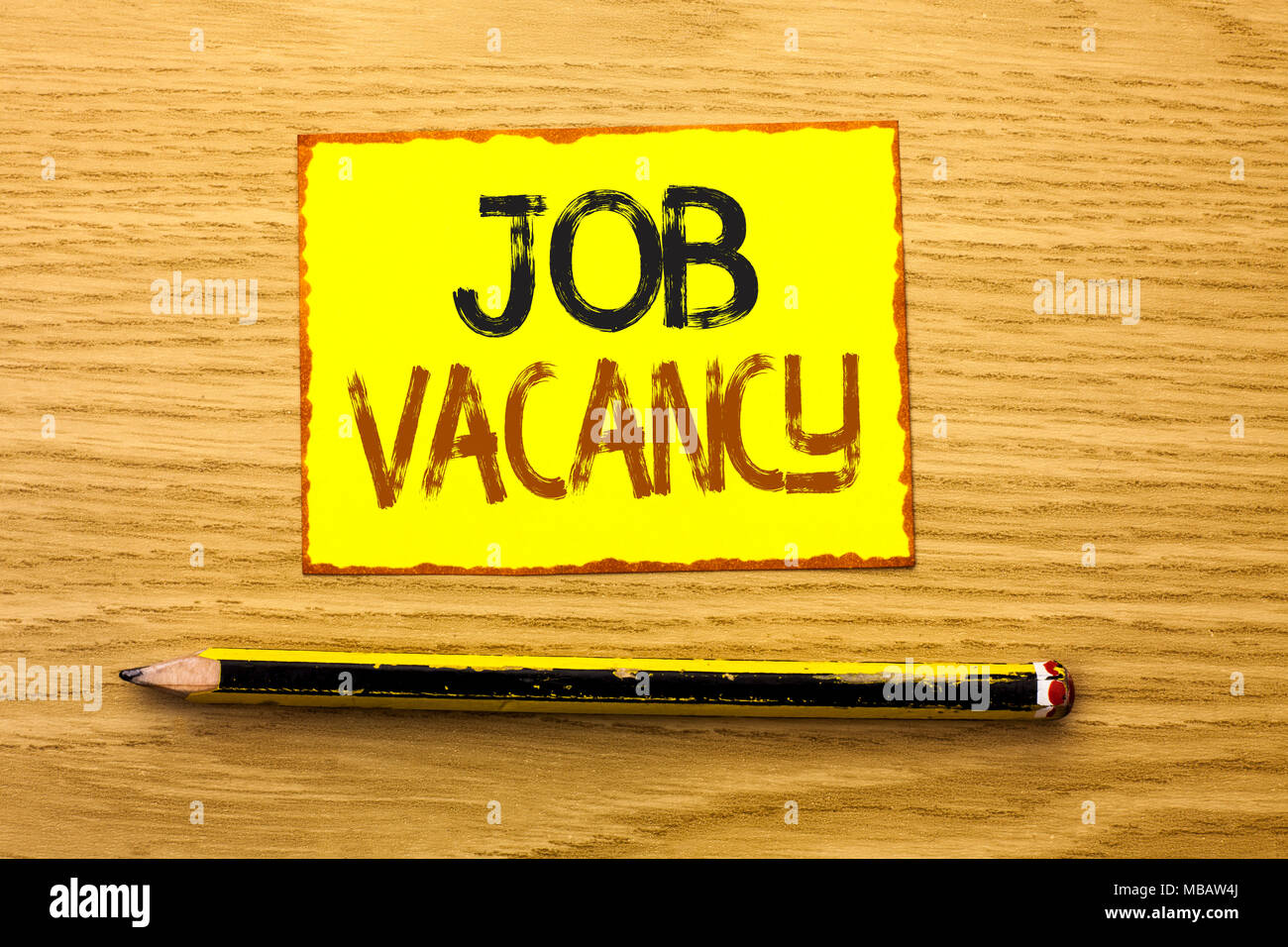 Conceptual hand writing showing Job Vacancy. Business photo showcasing ...