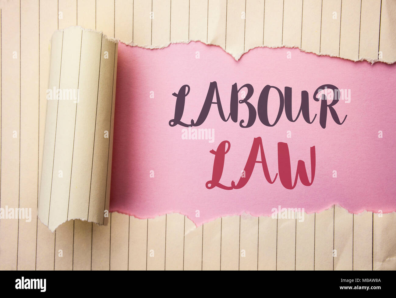 Writing note showing Labour Law. Business photo showcasing Employment ...