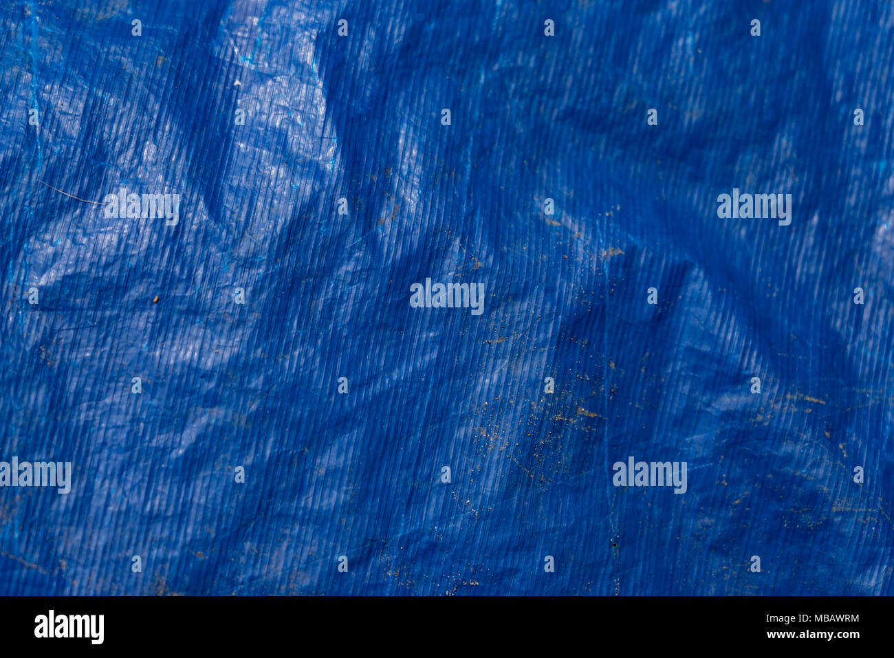 Background texture of blue plastic tarp Stock Photo - Alamy