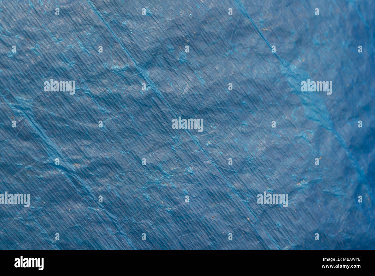 Background texture of blue plastic tarp Stock Photo - Alamy
