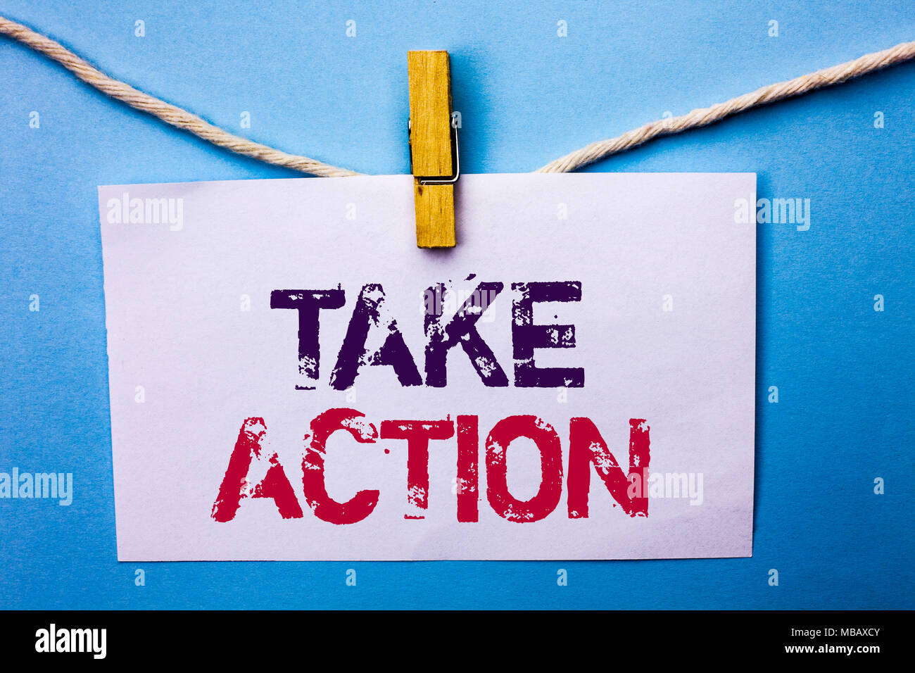 Text sign showing Take Action. Conceptual photo Strategy Future Actions ...