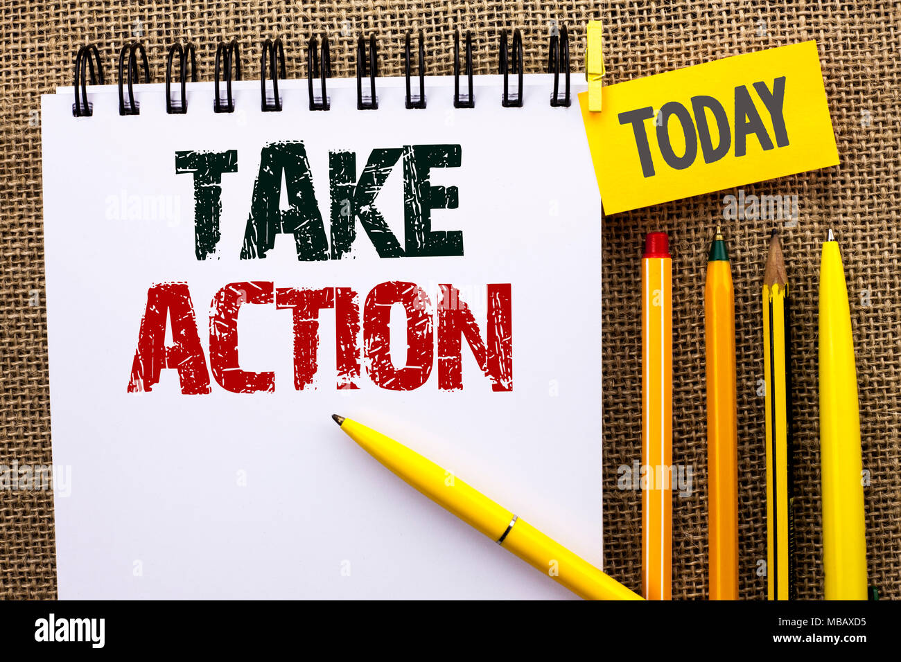 Word writing text Take Action. Business concept for Strategy Future ...