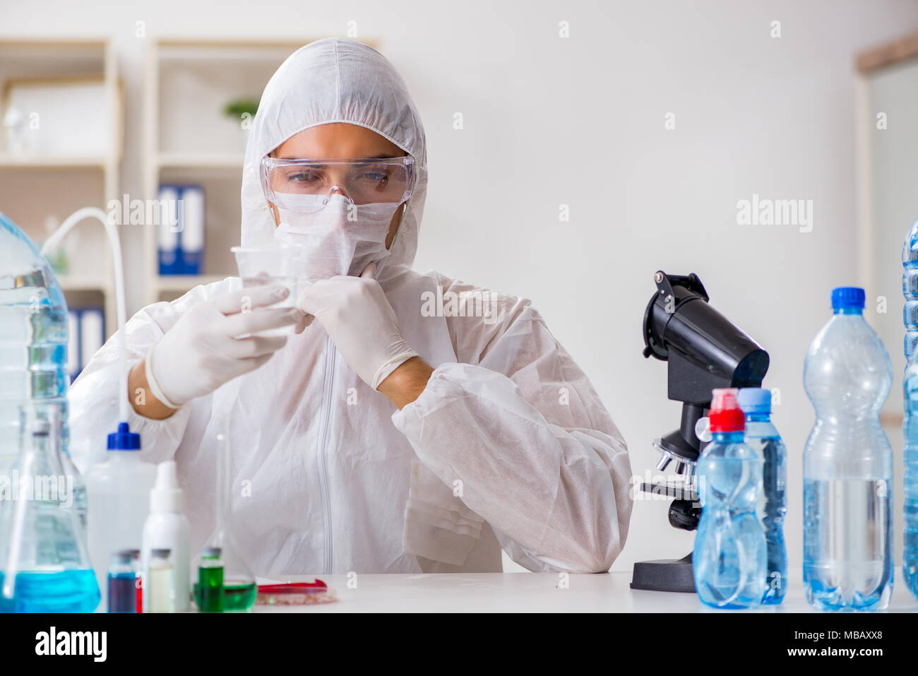 Testing lab mineral water hi-res stock photography and images - Alamy