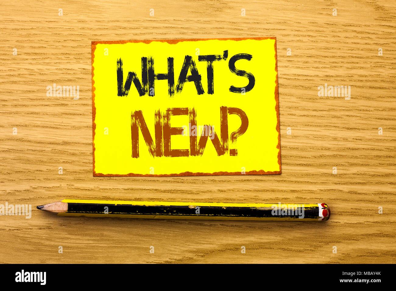 Conceptual hand writing showing What s New Question. Business photo ...