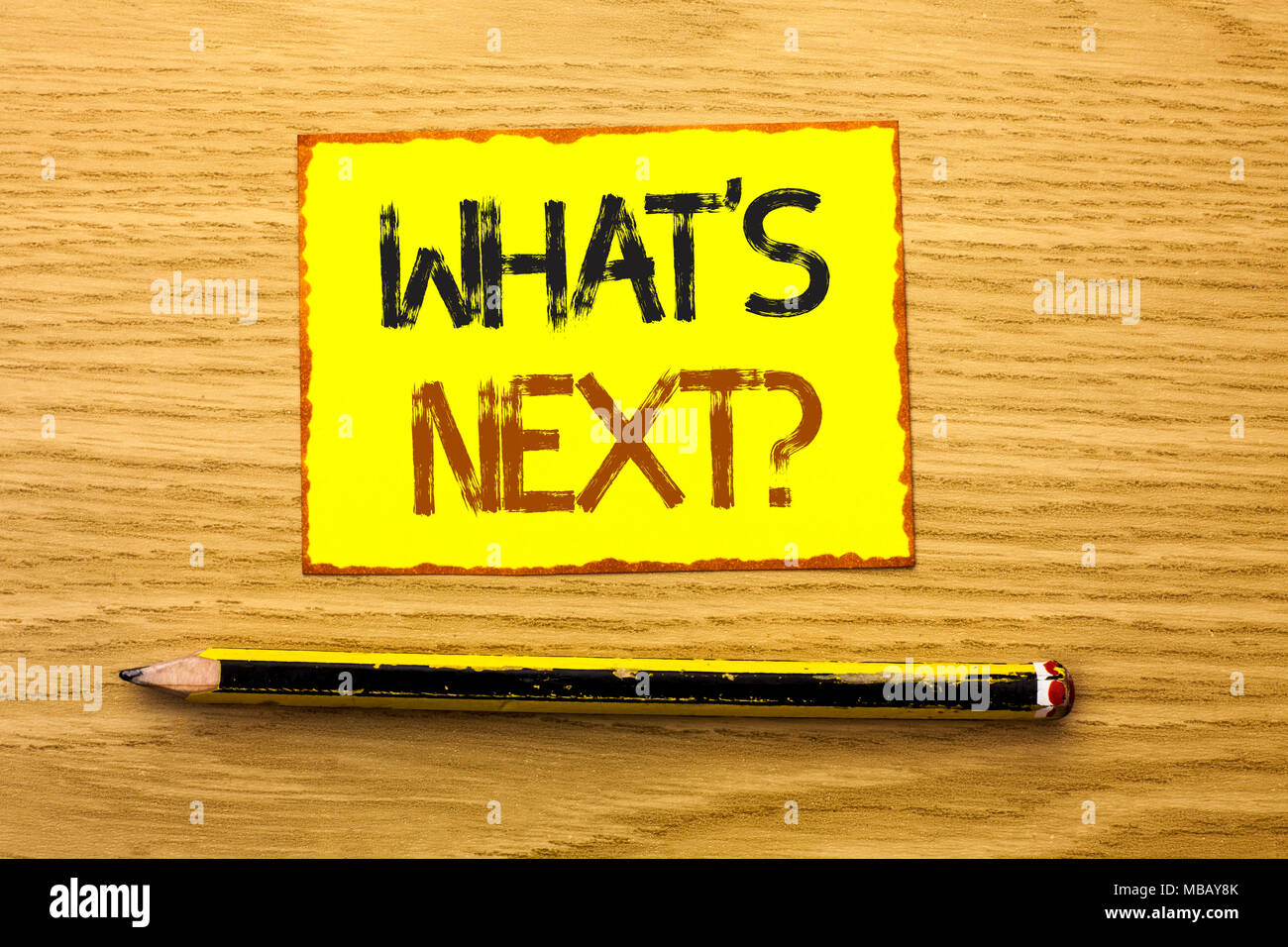 Conceptual hand writing showing What s Next Question. Business photo ...
