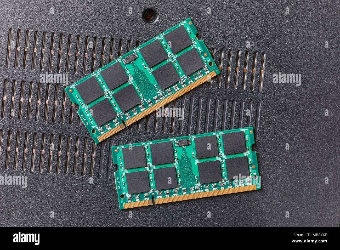 Memory modules for laptops Stock Photo - Alamy