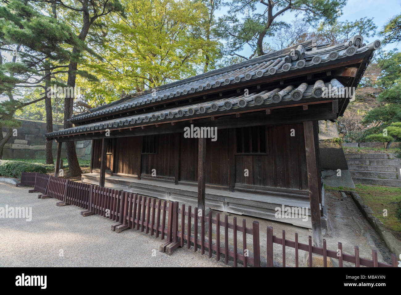 Doshin-bansho Guard house, Imperial palace, Chiyoda-Ku, Tokyo, Japan ...