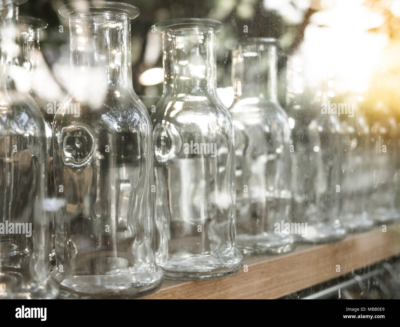 Empty bottles on shelves hi-res stock photography and images - Alamy