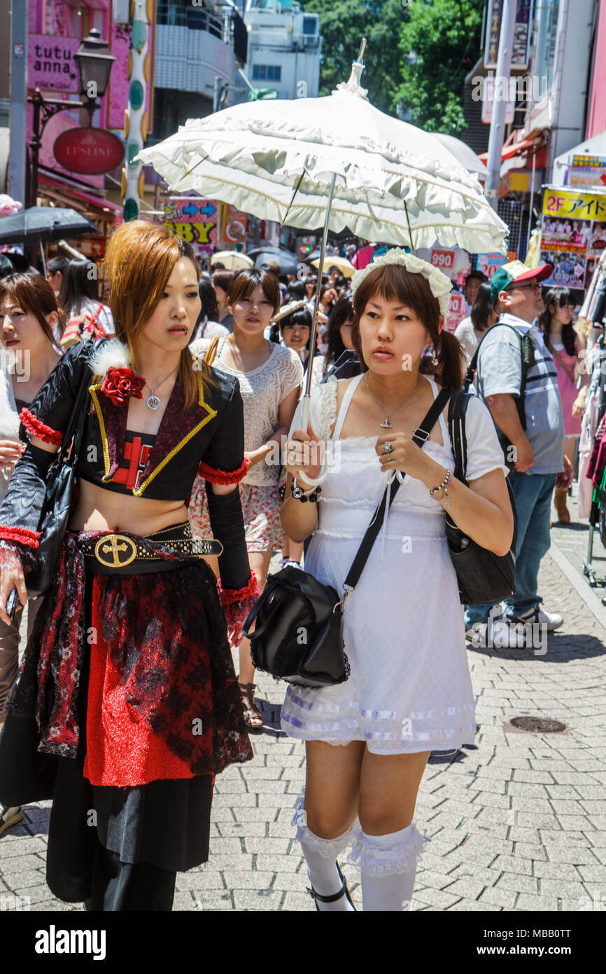 Tokyo Japan,Asia,Orient,Harajuku,Takeshita Dori,Street,shopping shopper ...