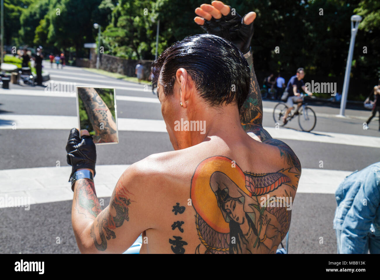 Gang Tattoo Back Stock Photos & Gang Tattoo Back Stock Images - Alamy