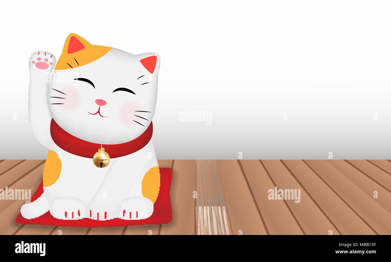 Maneki neko isolated Stock Vector Images - Alamy