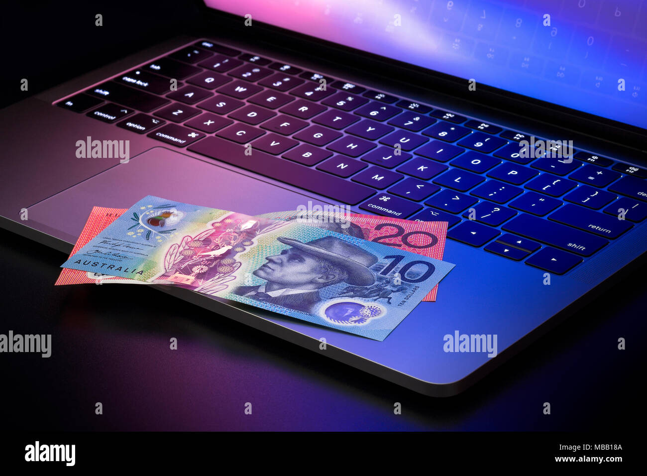 Australian 10 dollar note hi-res stock photography and images - Alamy