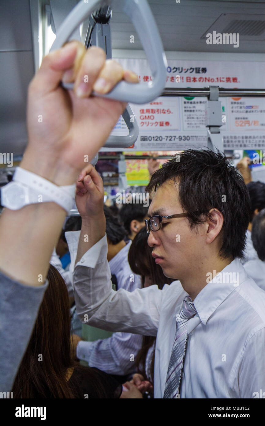 Japanese Man Sleeping On Train High Resolution Stock Photography and ...