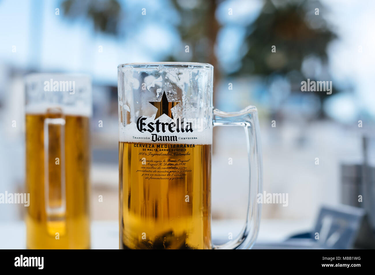 Corralejo, Fuerteventura, Canary Islands, Spain - February 16, 2018 ...