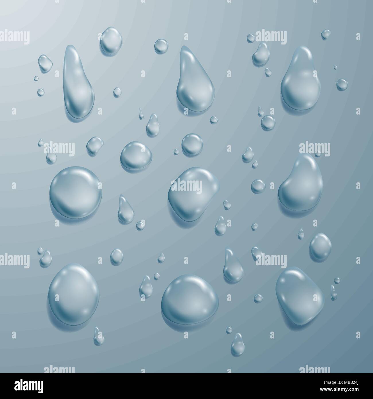 Water drop set. Transparency template drops. Vector illustration Stock ...