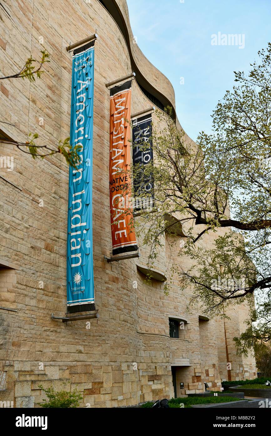 The National Museum of the American Indian, part of the Smithsonian ...