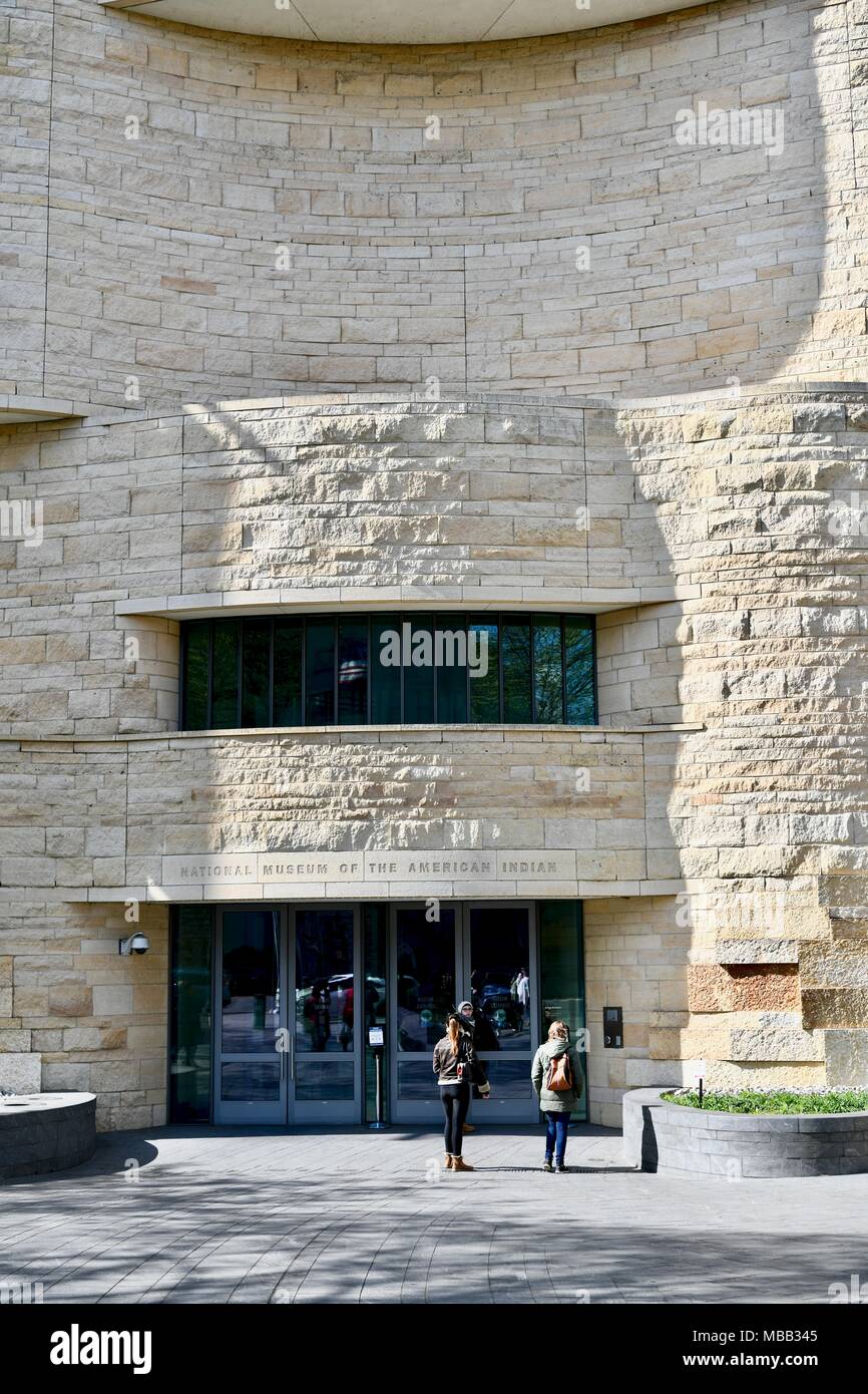 The National Museum of the American Indian, part of the Smithsonian ...
