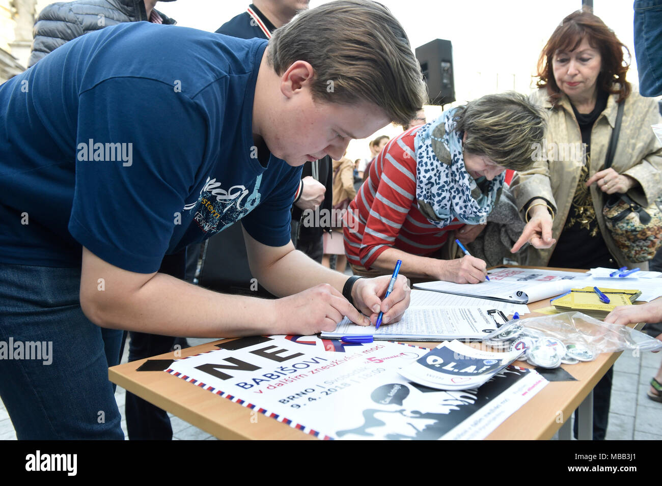 People Signing Petitions