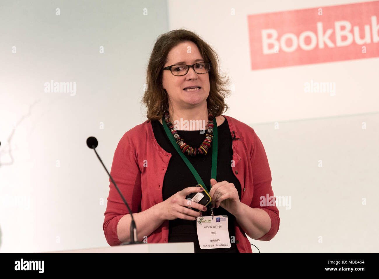 London, UK, April 9, 2018: Alison Winter, Head of BBC Redio at the ...