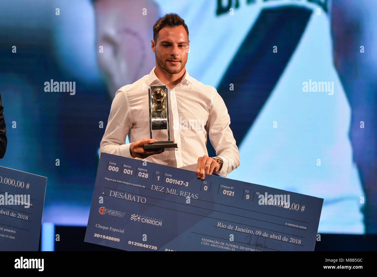 Rio De Janeiro, Brazil. 09th Apr, 2018. Steering wheel: Leandro ...