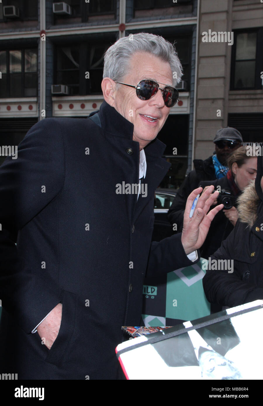 New York, NY, USA. 9th Apr, 2018. David Foster seen after an appearance ...