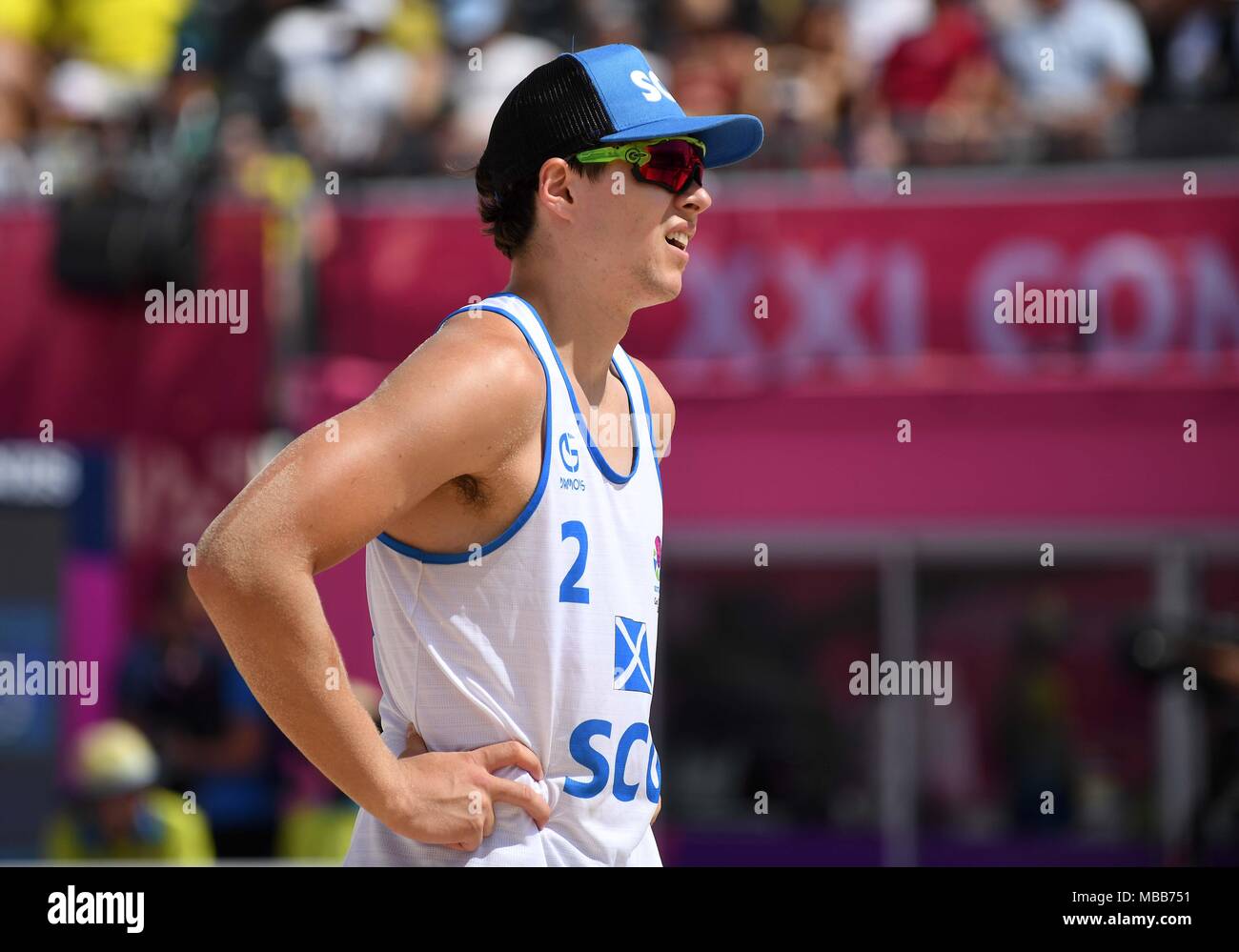 Gold coast 2018, beach volleyball hi-res stock photography and images ...