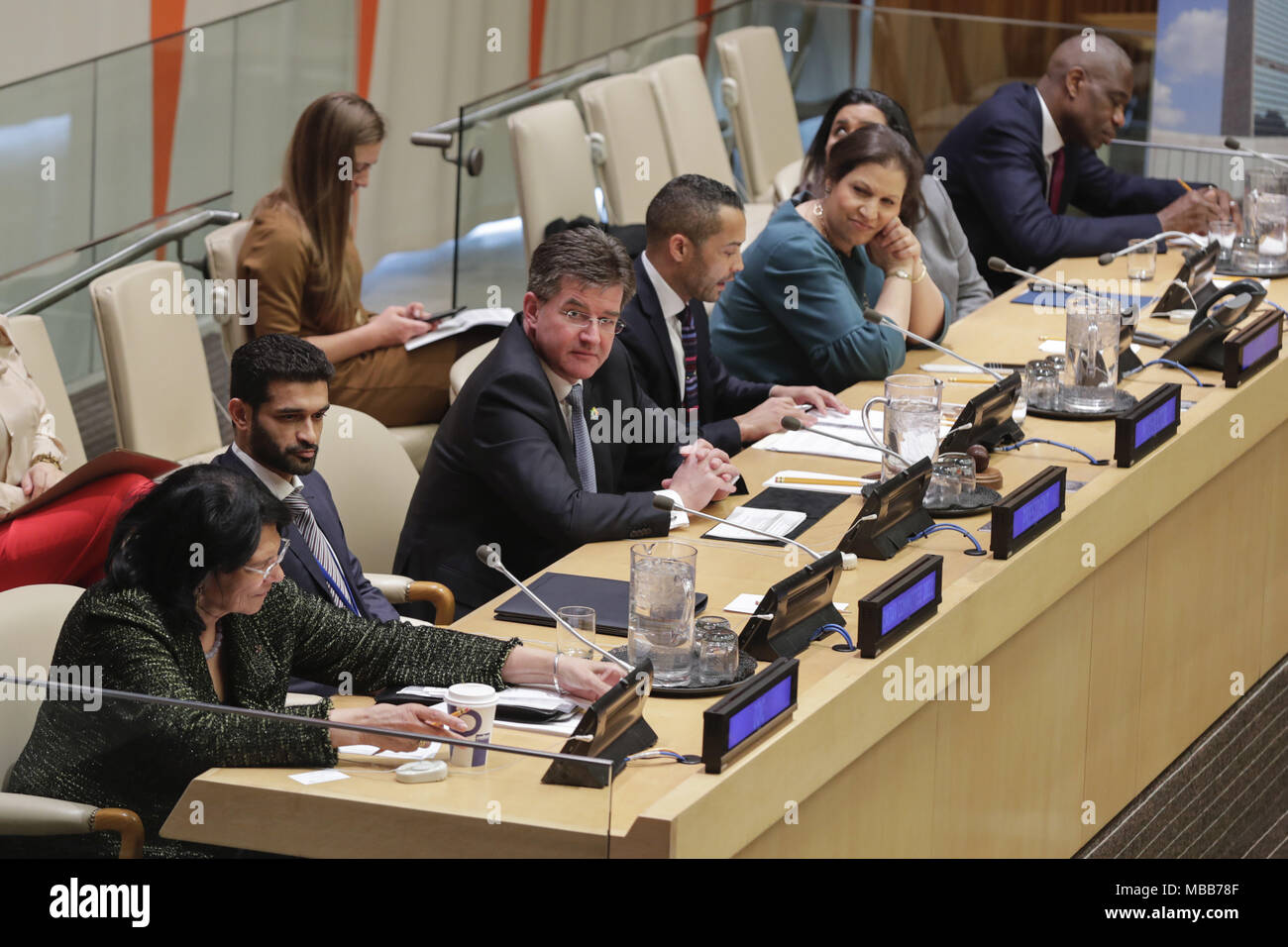New York, NY, USA. 9th Apr, 2018. United Nations, New York, USA, April ...
