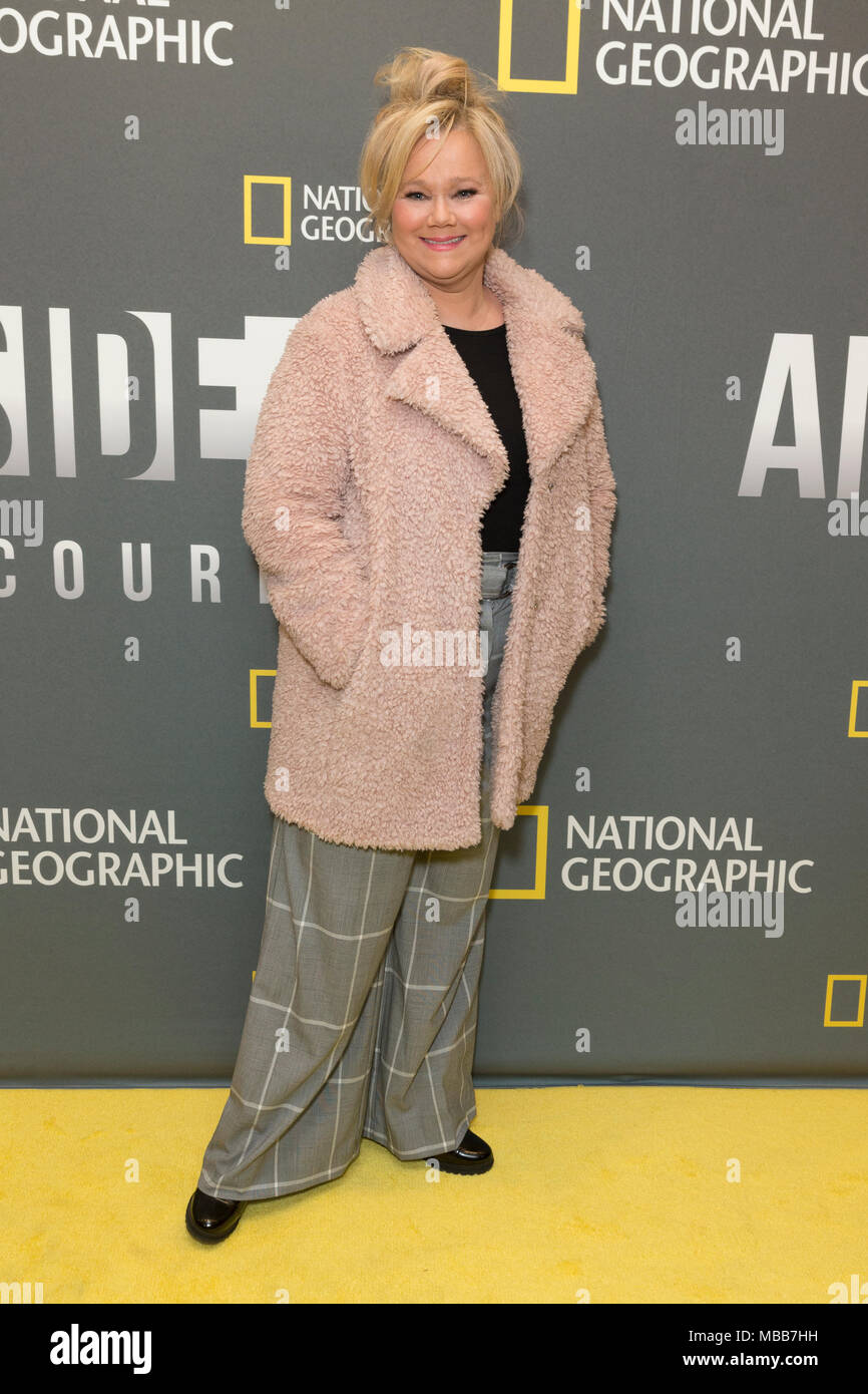 New York, USA. 9th Apr, 2018. Caroline Rhea attends National Geographic ...