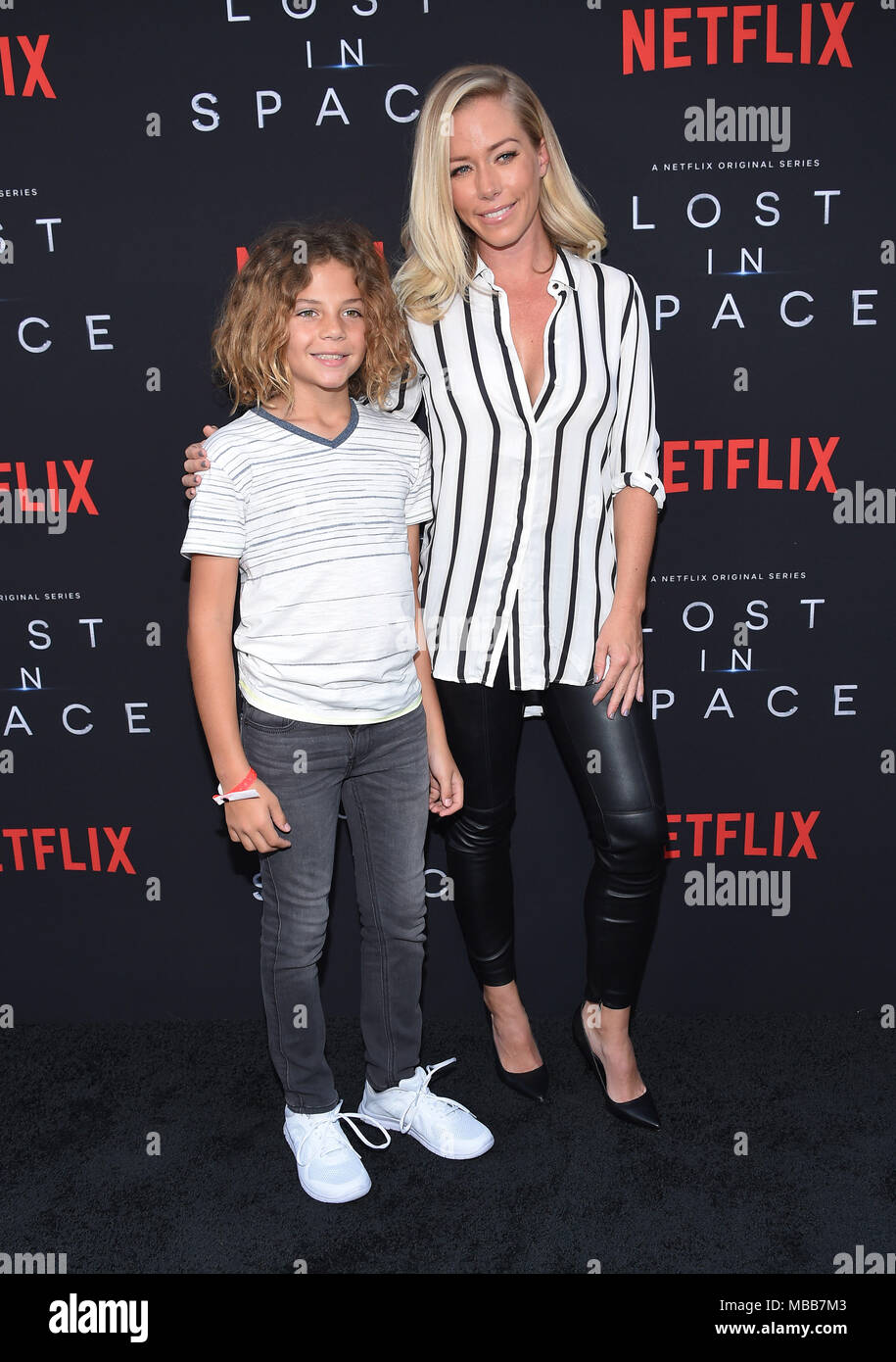 Hollywood, California, USA. 9th Apr, 2018. Kendra Wilkinson and Hank ...