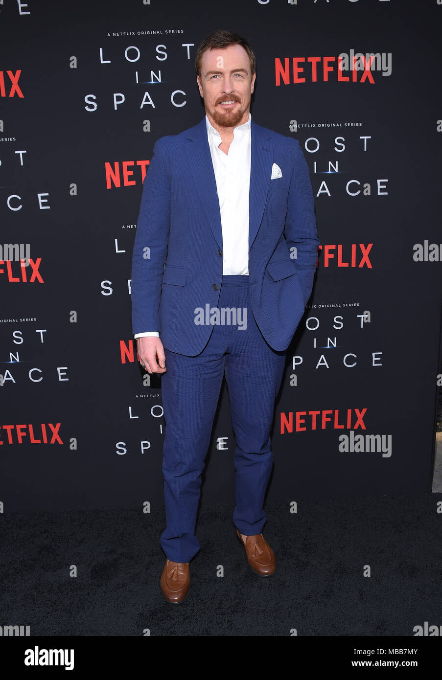 Hollywood, California, USA. 9th Apr, 2018. Toby Stephens arrives for ...