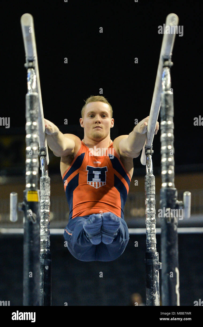 Ann Arbor, Michigan, USA. 6th Apr, 2018. JOHNNY JACOBSON competes on ...