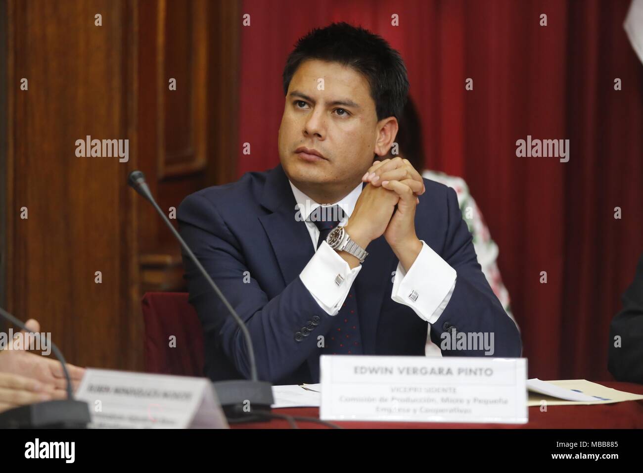 lima 4 de abril de 2017 congresista por fuerza popular, Edwin vergara ...