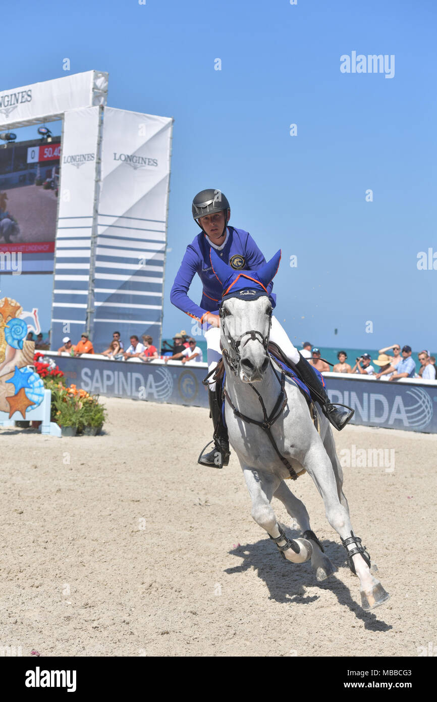 MIAMI BEACH, FL - APRIL 07: Bertram Allen at the Longines Global ...