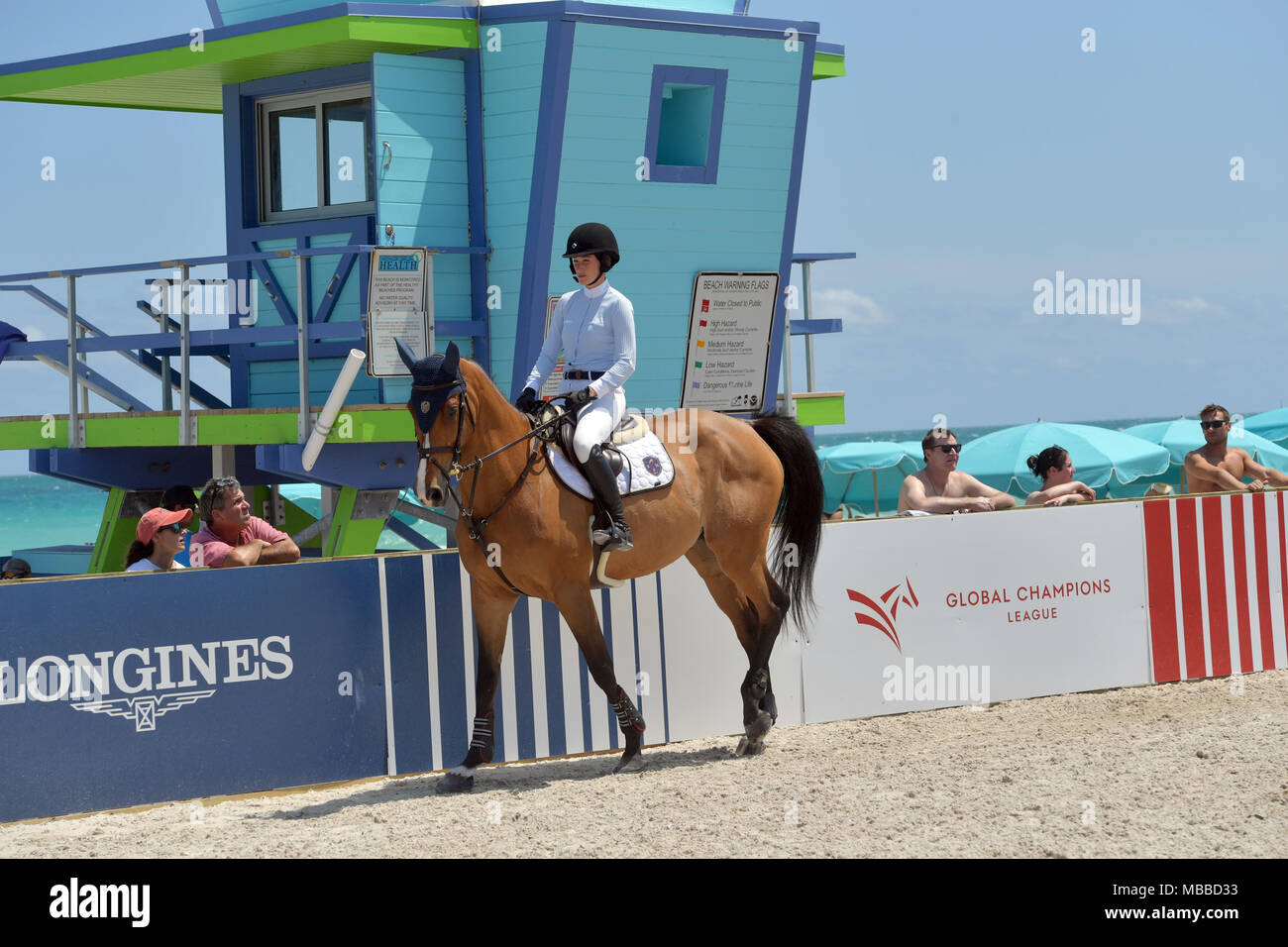 MIAMI BEACH, FL - APRIL 07: Jessica Rae Springsteen at the Longines ...