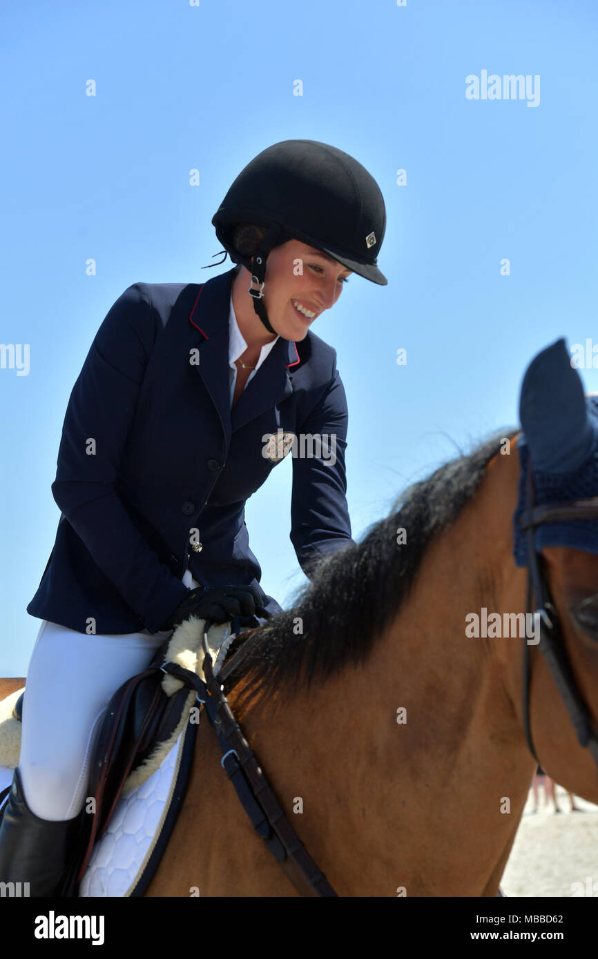 MIAMI BEACH, FL - APRIL 07: Jessica Rae Springsteen at the Longines ...