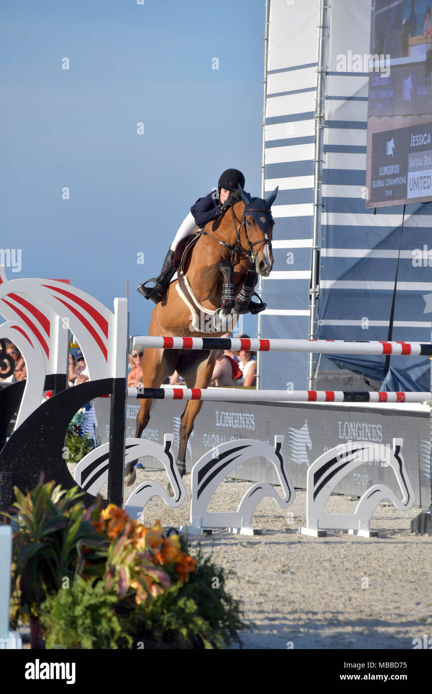 MIAMI BEACH, FL - APRIL 07: Jessica Rae Springsteen at the Longines ...