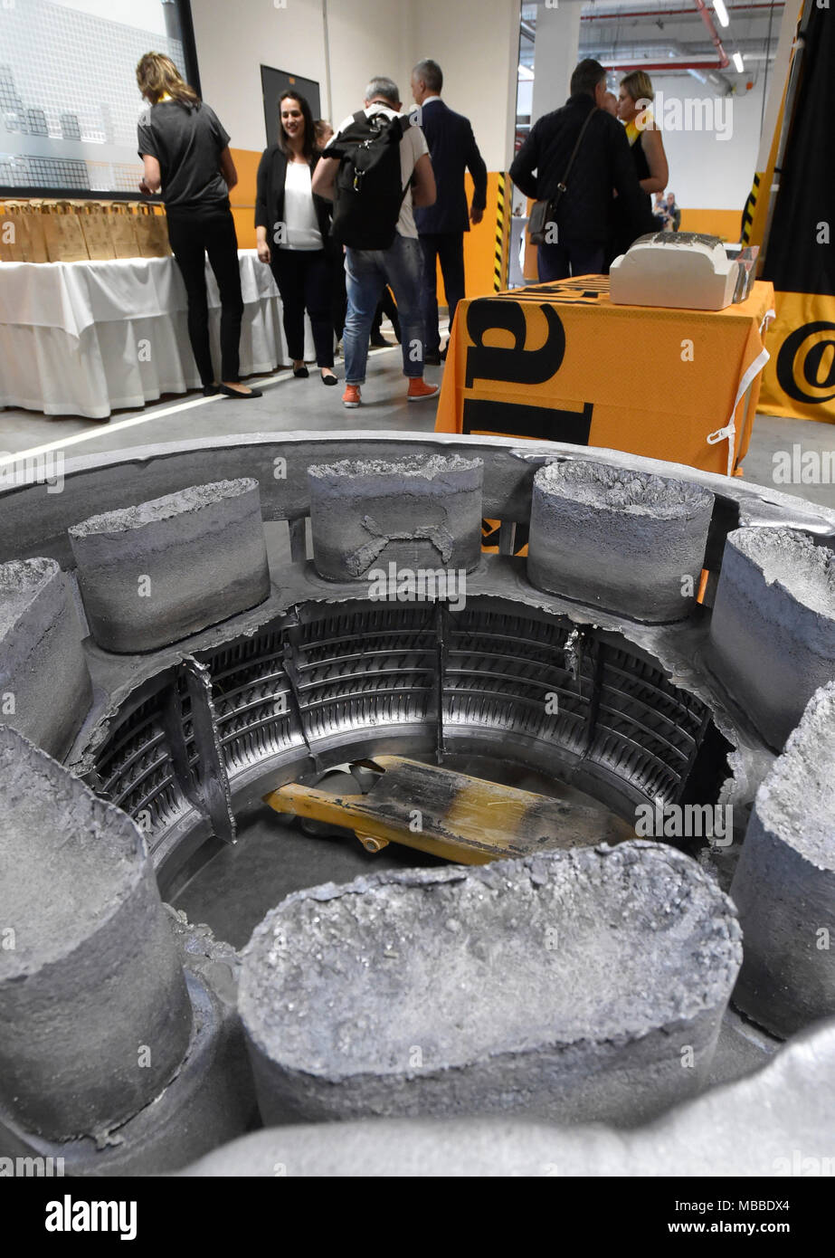 Otrokovice, Czech Republic. 10th Apr, 2018. A part of the Continental ...