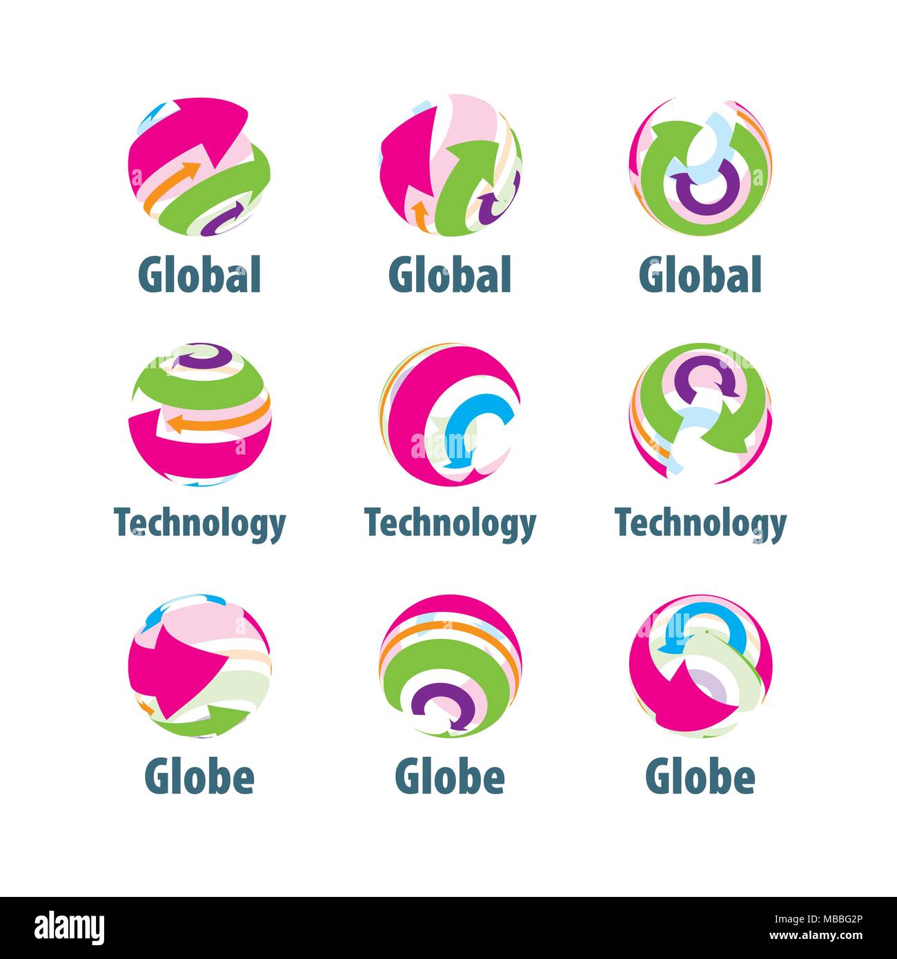 vector logo globe Stock Vector Image & Art - Alamy