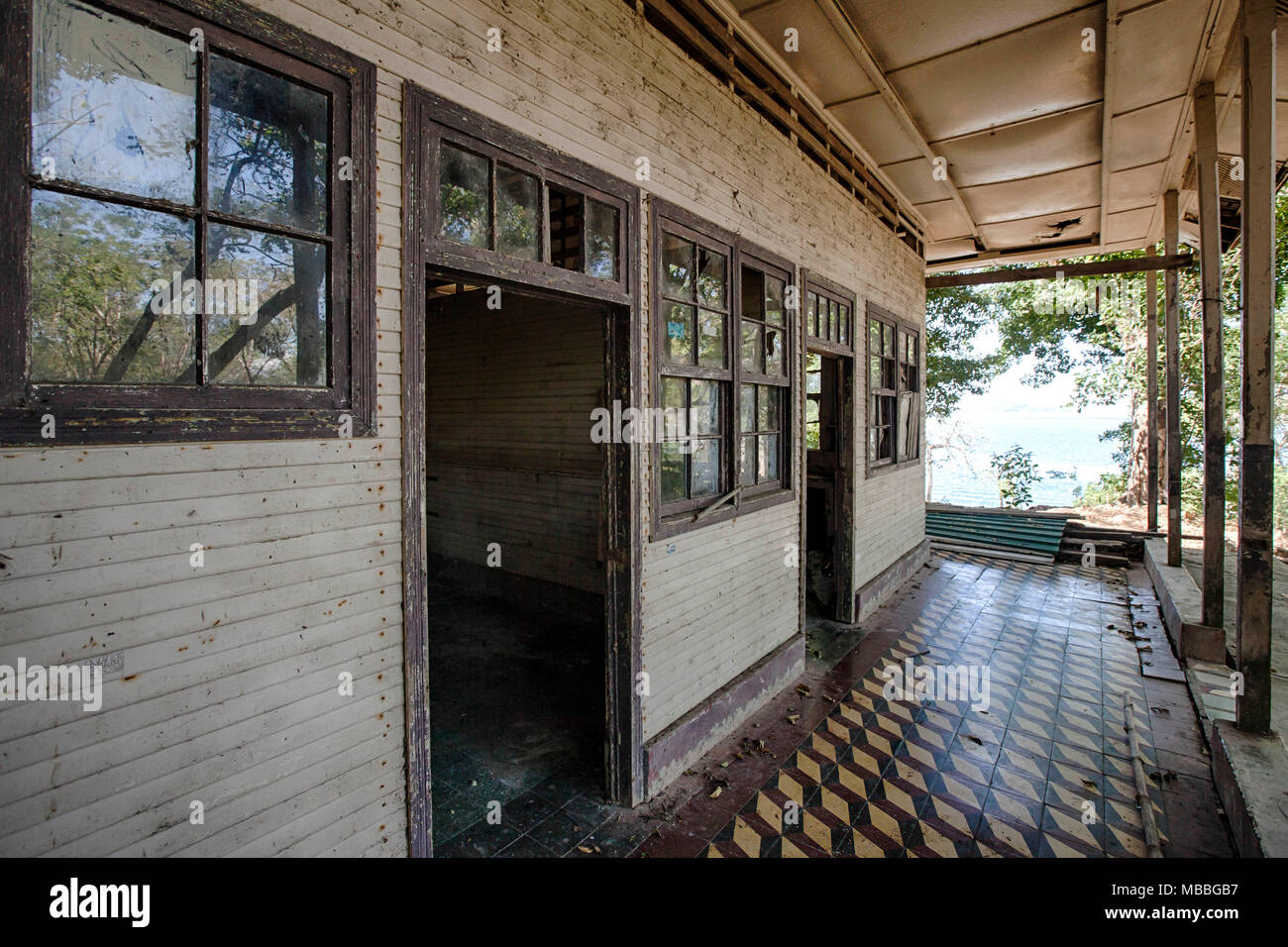Outside San Lucas Prison's infirmary/prison hospital Stock Photo - Alamy