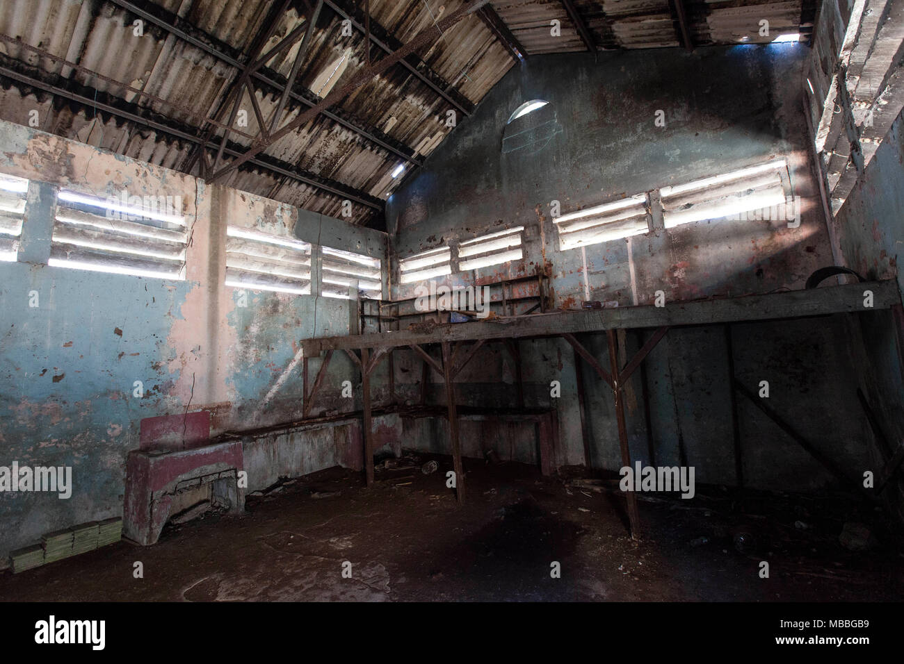A storage/prep area in Costa Rica's San Lucas Prison Stock Photo - Alamy