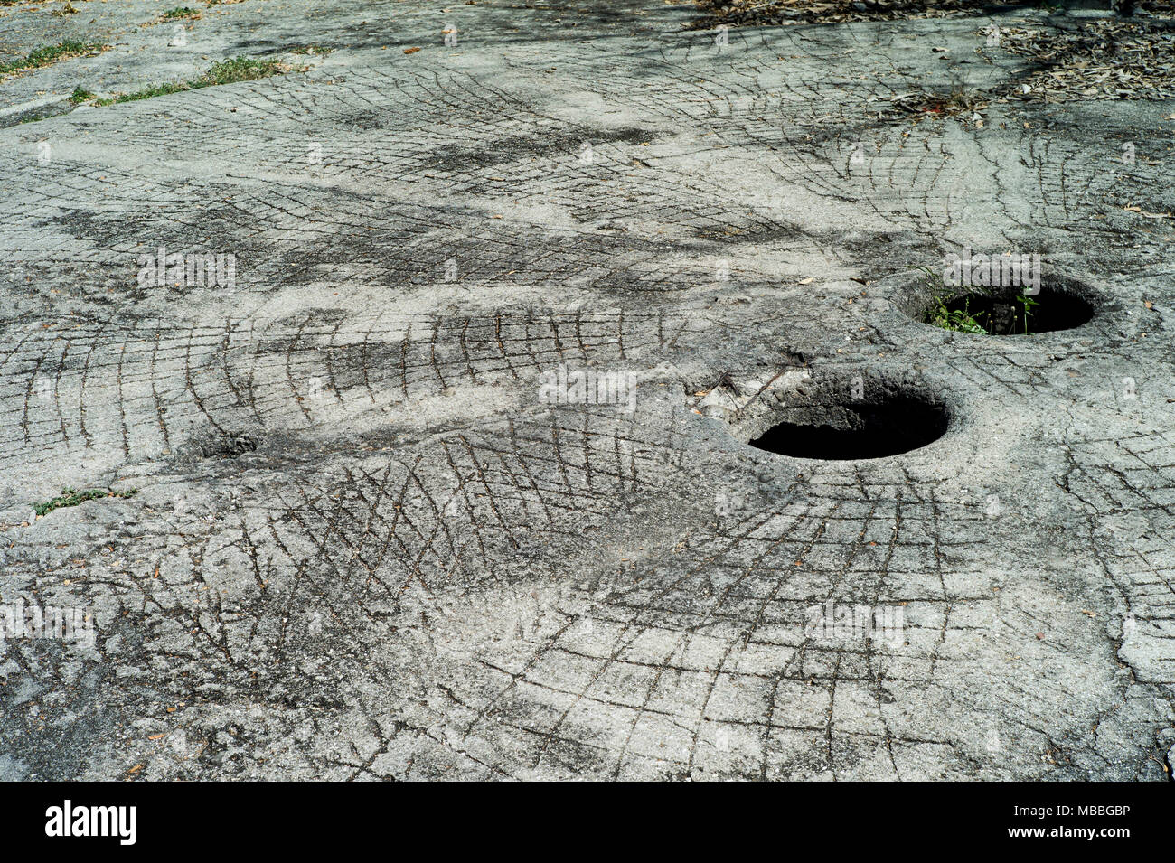 The opening to "The Hole", San Lucas prison's punishment chamber Stock ...