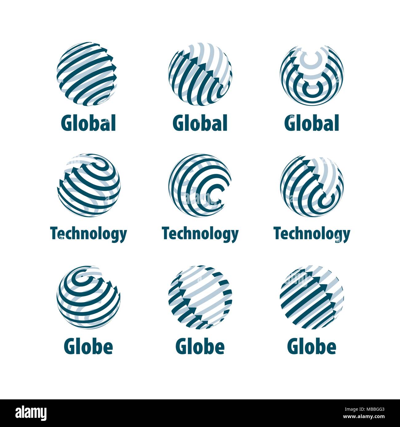 vector logo globe Stock Vector Image & Art - Alamy